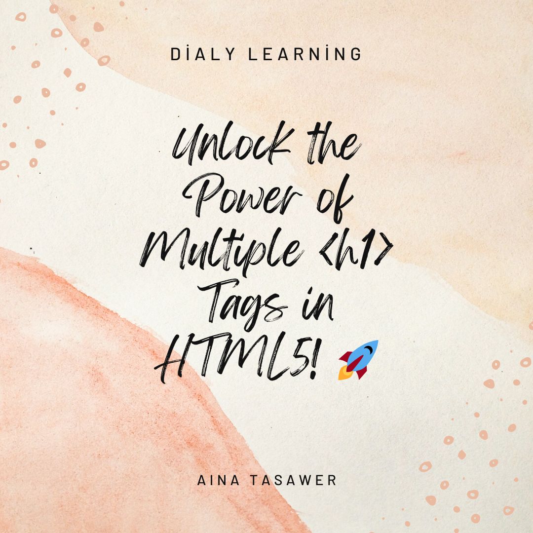 Aina Tasawer on LinkedIn: #webdevelopment #html5 #seo #accessibility # ... Aina Tasawer on LinkedIn: #webdevelopment #html5 #seo #accessibility # ...