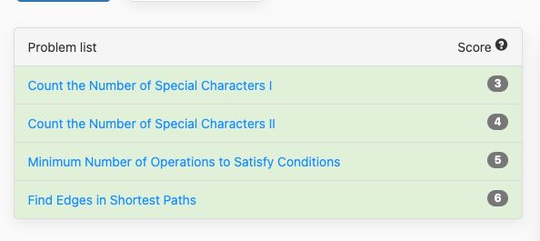 Chandrachur Mukherjee on LinkedIn: LeetCode Weekly 394 🚀 Solved 4/4 in ... Chandrachur Mukherjee on LinkedIn: LeetCode Weekly 394 🚀 Solved 4/4 in ...