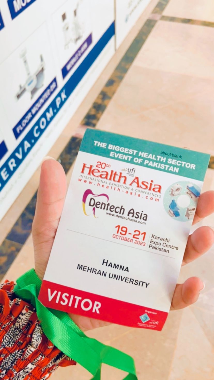 Hamna Shaikh on LinkedIn: 20th Health Asia | Expo Centre Karachi Hamna Shaikh on LinkedIn: 20th Health Asia | Expo Centre Karachi