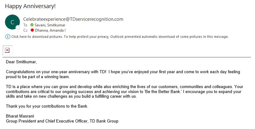 Smit Savani on LinkedIn: #anniversary #grateful #learningjourney #td # ... Smit Savani on LinkedIn: #anniversary #grateful #learningjourney #td # ...