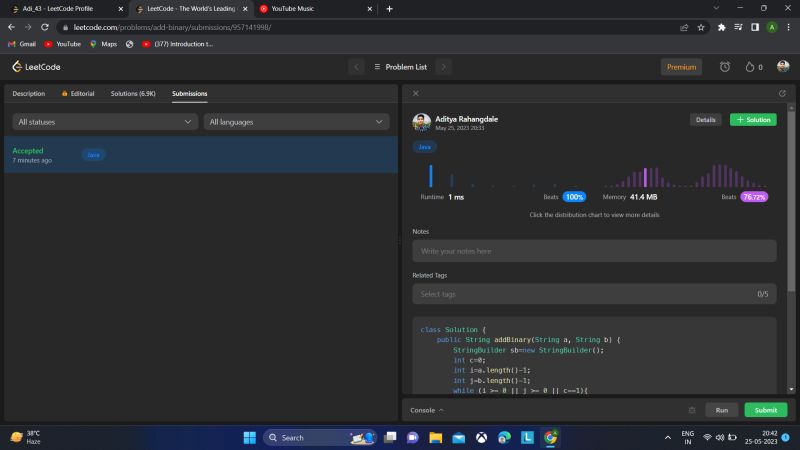 Aditya Rahangdale on LinkedIn: #100daysofcodechallenge #datastructures ... Aditya Rahangdale on LinkedIn: #100daysofcodechallenge #datastructures ...