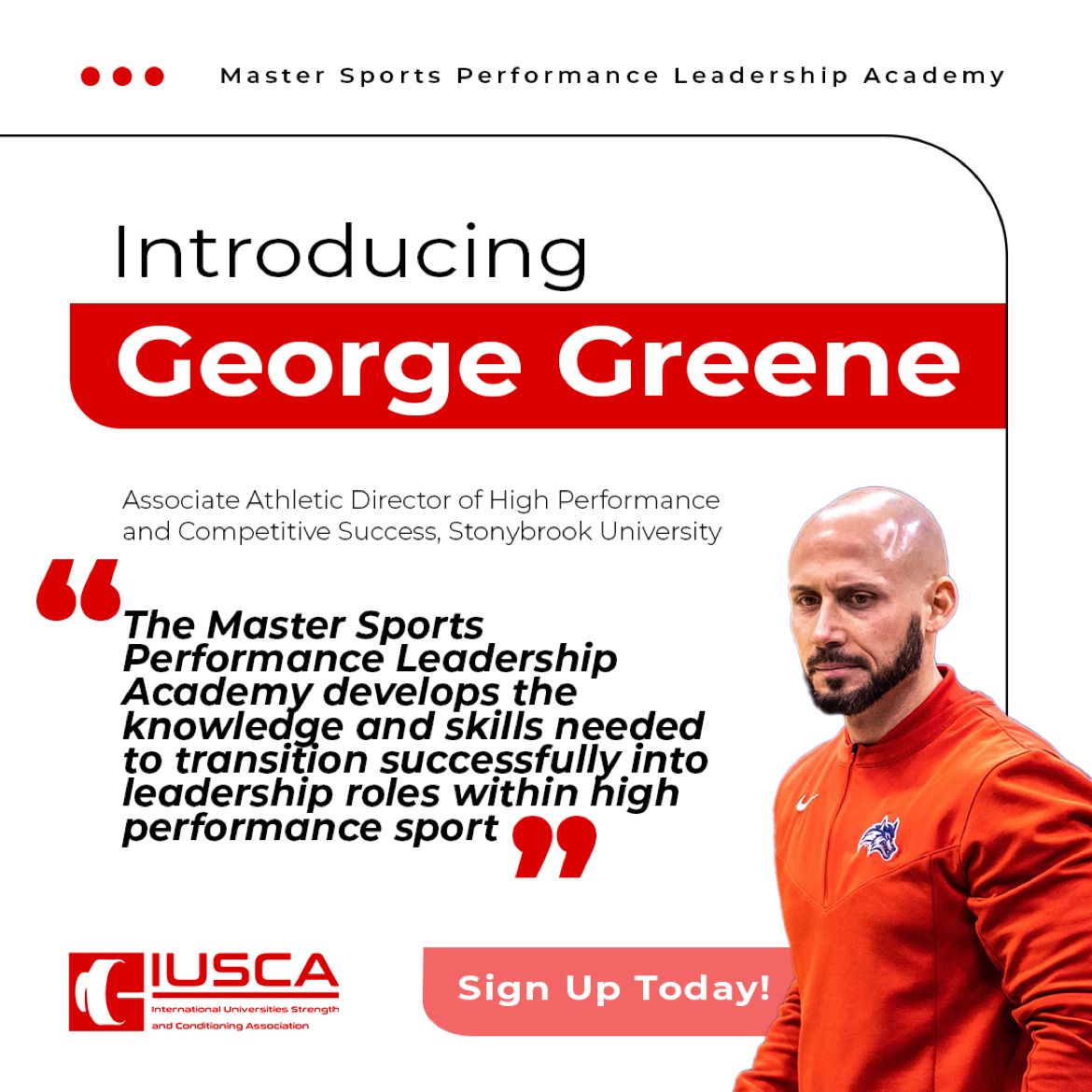 IUSCA on LinkedIn: š¢Introducing⦠George Greene MS, RSCC D, CSCS, USAW ... IUSCA on LinkedIn: š¢Introducing⦠George Greene MS, RSCC D, CSCS, USAW ...