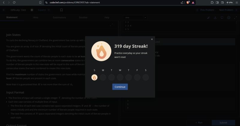 Vikash Prajapati on LinkedIn: #codechef #problemsolving #codingjourney ... Vikash Prajapati on LinkedIn: #codechef #problemsolving #codingjourney ...