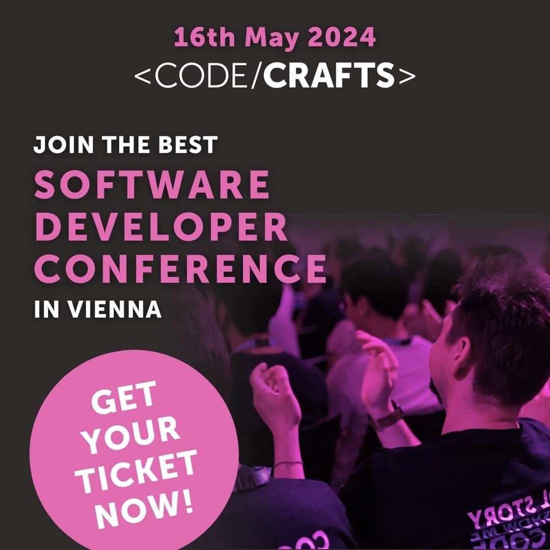 Matthias Enzi on LinkedIn: #codecrafts #vienna #developer #conference # ... Matthias Enzi on LinkedIn: #codecrafts #vienna #developer #conference # ...