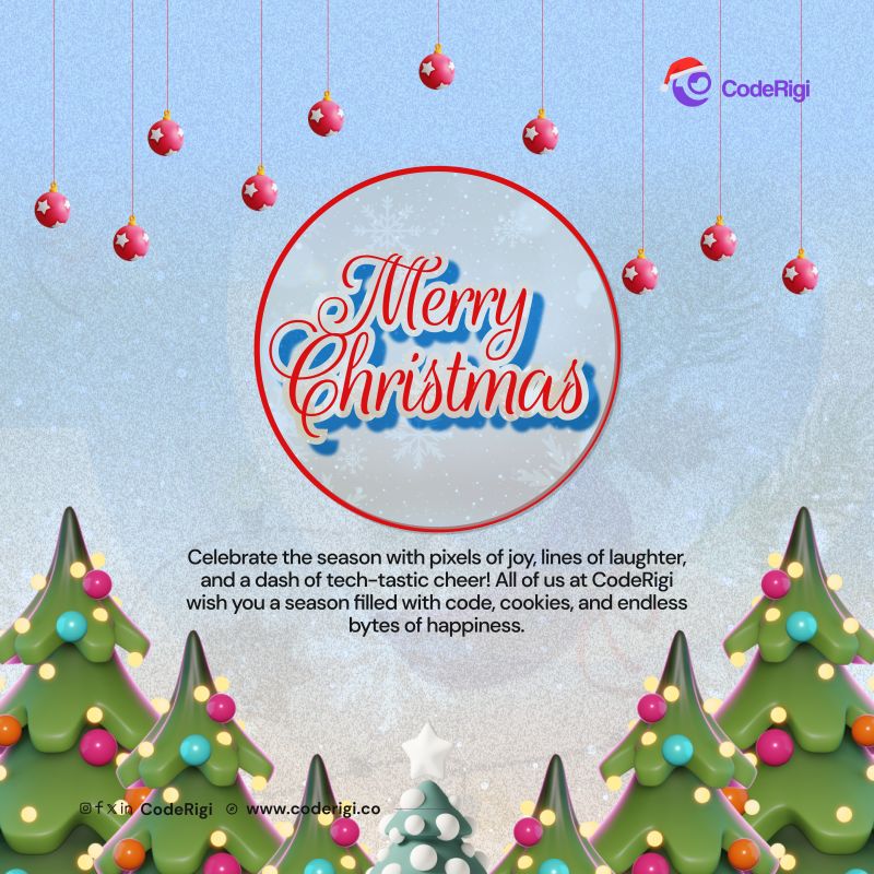 CodeRigi on LinkedIn: #merrychristmas #seasonsgreetings #coderigi #tech CodeRigi on LinkedIn: #merrychristmas #seasonsgreetings #coderigi #tech