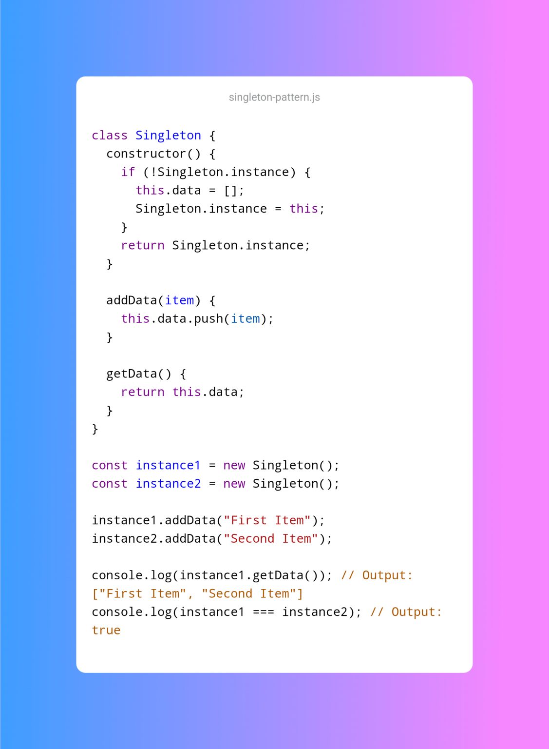 Hasnain Shahzad on LinkedIn: #singletonpattern #designpatterns # ... Hasnain Shahzad on LinkedIn: #singletonpattern #designpatterns # ...