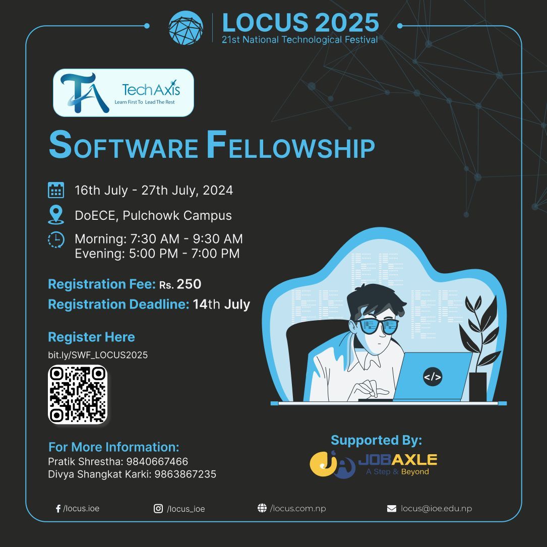 TechAxis on LinkedIn: #locus2025 #softwarefellowship #techaxis #jobaxle TechAxis on LinkedIn: #locus2025 #softwarefellowship #techaxis #jobaxle