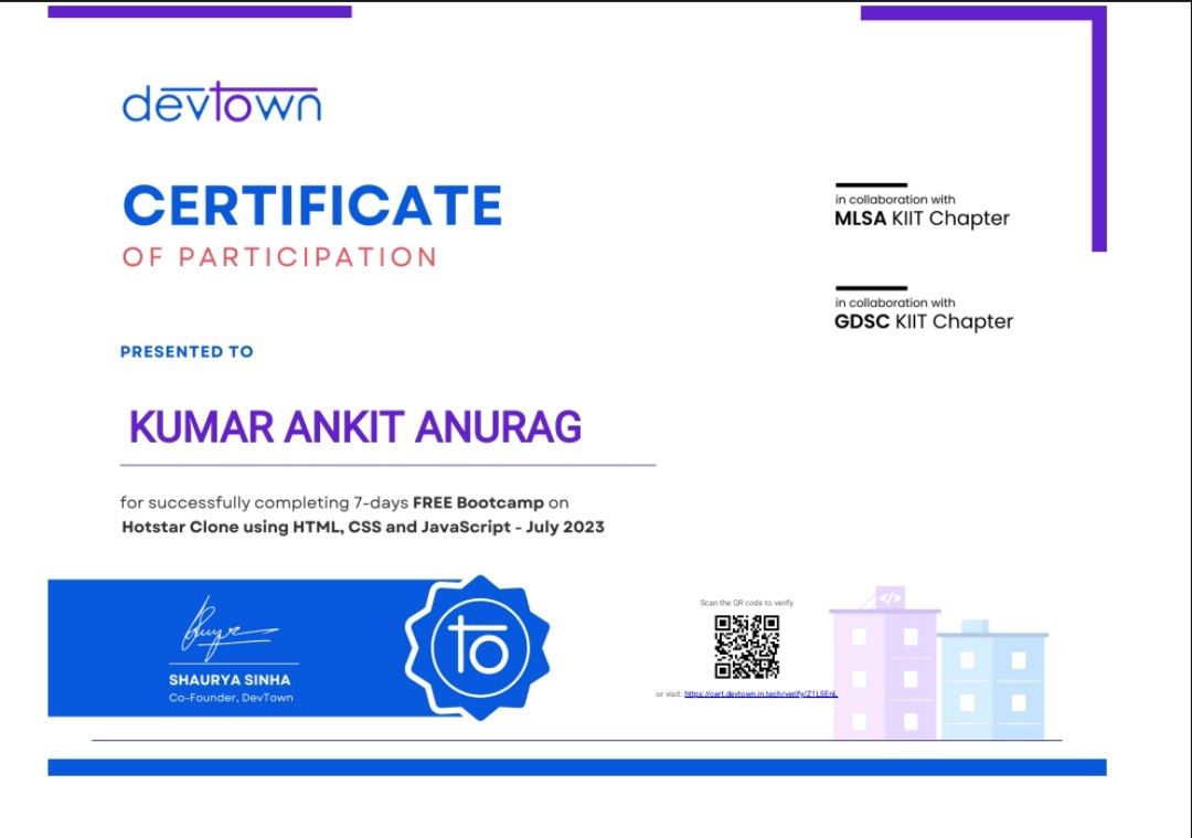 KUMAR ANKIT ANURAG on LinkedIn: #devtown KUMAR ANKIT ANURAG on LinkedIn: #devtown
