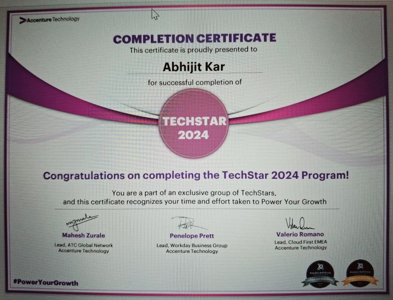Abhijit Kar,PRINCE2® - MSP® on LinkedIn: #fy24techstar | 17 comments Abhijit Kar,PRINCE2® - MSP® on LinkedIn: #fy24techstar | 17 comments