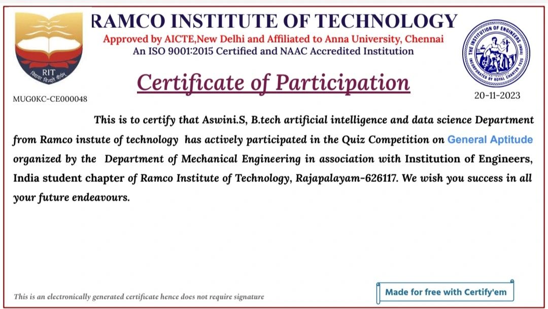 Aswini .S posted on LinkedIn Aswini .S posted on LinkedIn
