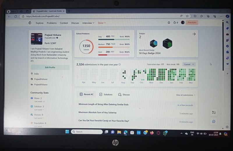 Prajwal Hirkane on LinkedIn: #365daychallenge #leetcode #dailycoding # ... Prajwal Hirkane on LinkedIn: #365daychallenge #leetcode #dailycoding # ...