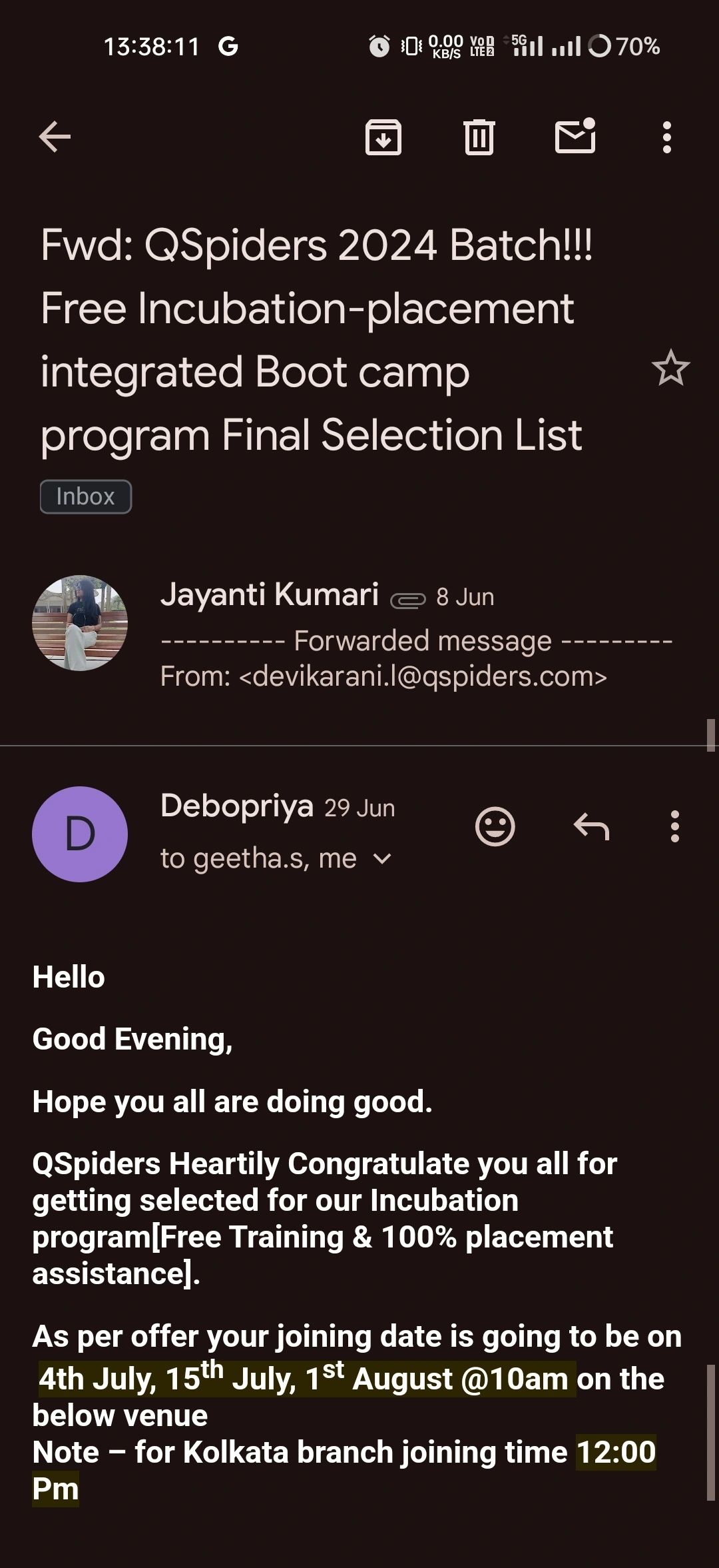 Chandan Kumar on LinkedIn: #qspider #hiring #jspider #bangalore #java # ... Chandan Kumar on LinkedIn: #qspider #hiring #jspider #bangalore #java # ...