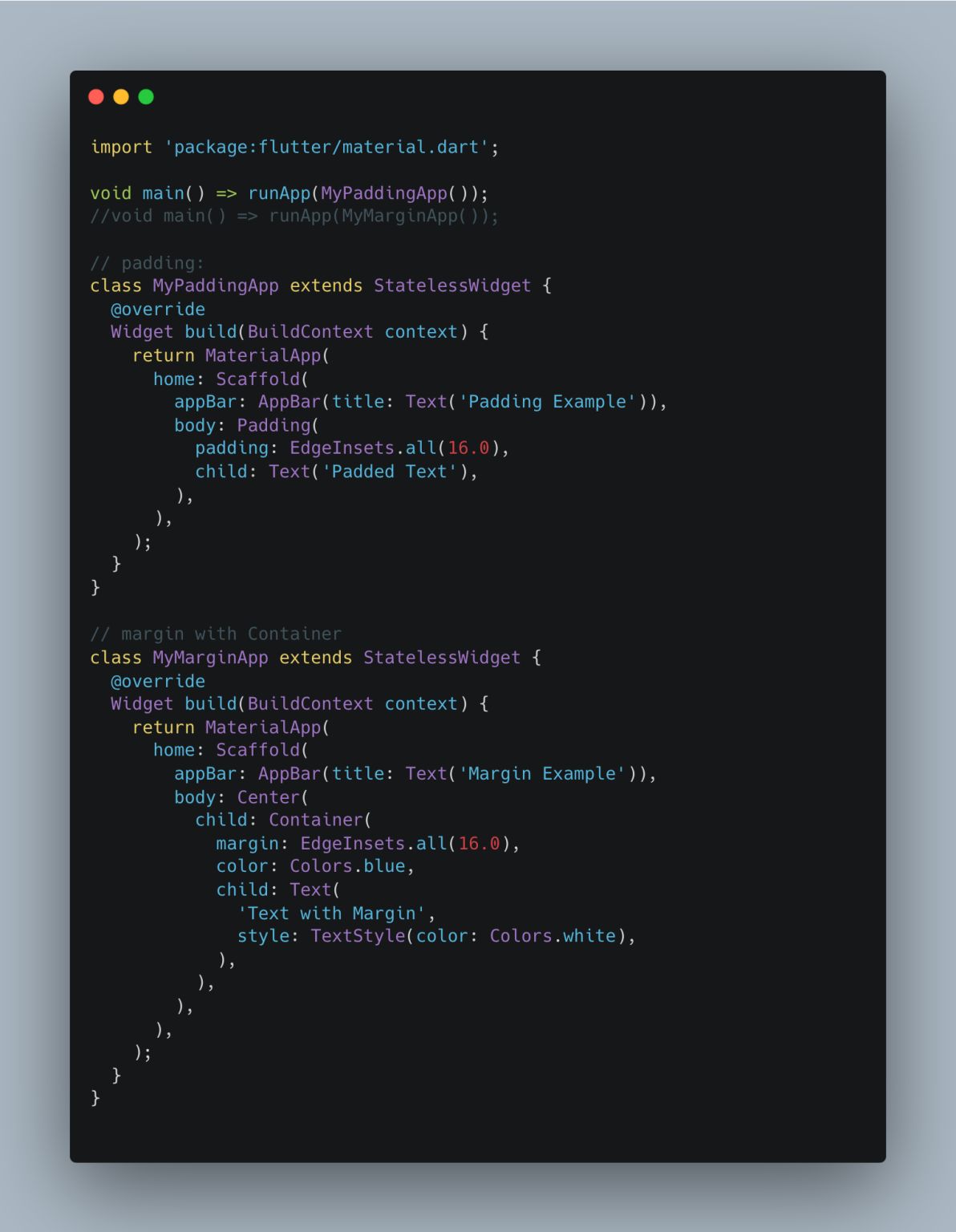 Flutter Bytes on LinkedIn: #flutterbytes #flutter #dart #padding # ... Flutter Bytes on LinkedIn: #flutterbytes #flutter #dart #padding # ...
