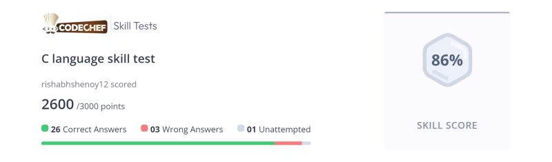 Rishabh Shenoy on LinkedIn: #codechef #cprogramming # ... Rishabh Shenoy on LinkedIn: #codechef #cprogramming # ...