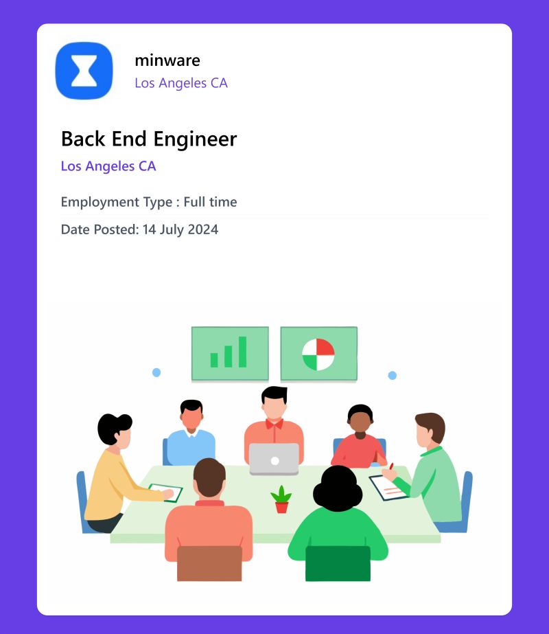 Job Zapper on LinkedIn: #backend #engineering #remote #startup #tech Job Zapper on LinkedIn: #backend #engineering #remote #startup #tech