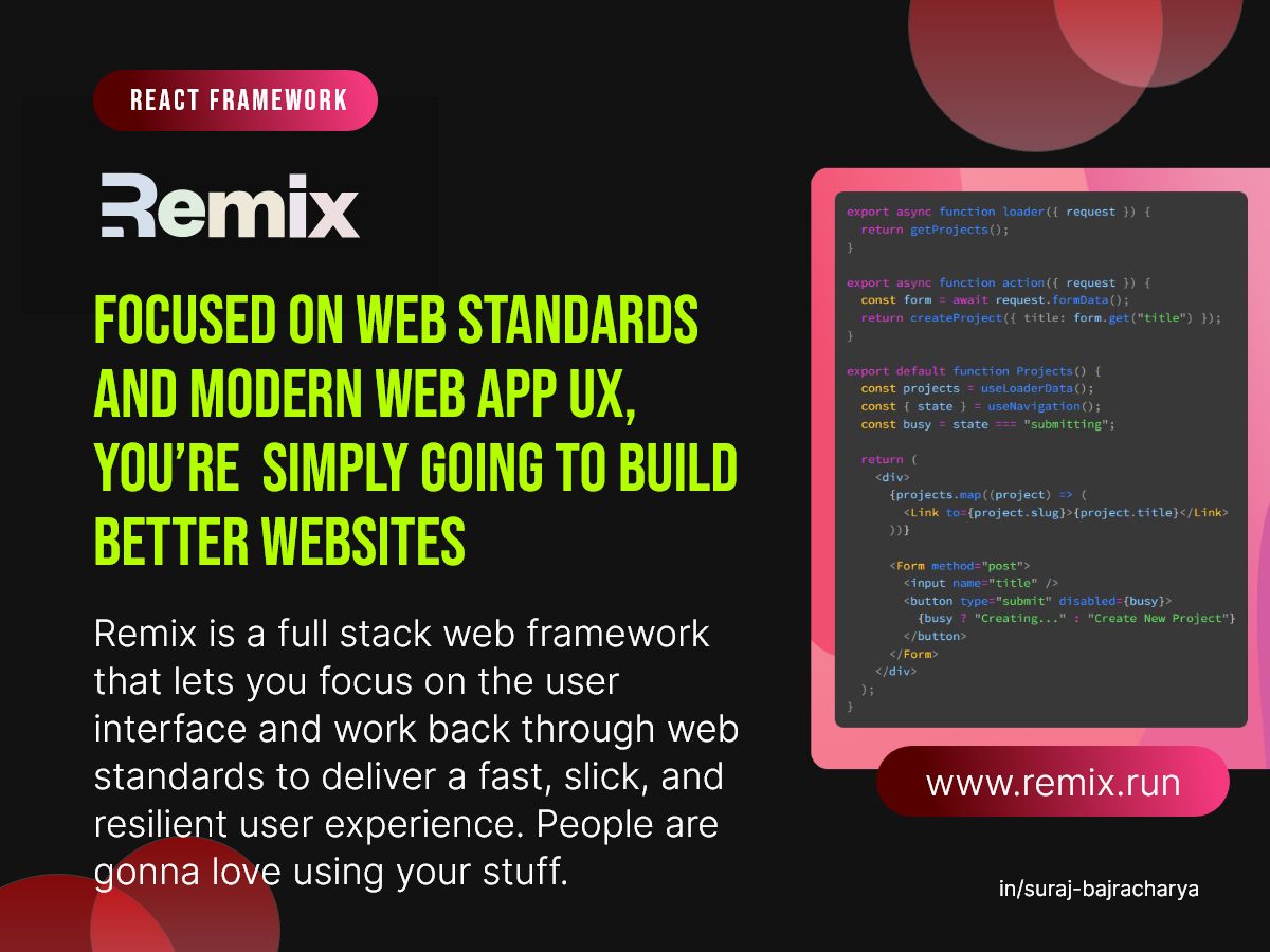 Suraj Bajracharya on LinkedIn: #remix #javascript #ui #ux #uiux #design ... Suraj Bajracharya on LinkedIn: #remix #javascript #ui #ux #uiux #design ...