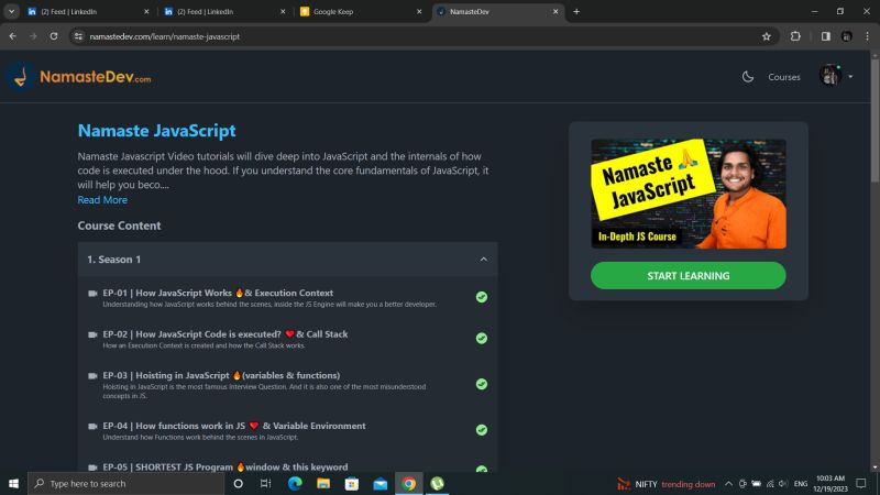 Learn JavaScript with Akshay Saini | Tarun bhadauria posted on the ... Learn JavaScript with Akshay Saini | Tarun bhadauria posted on the ...