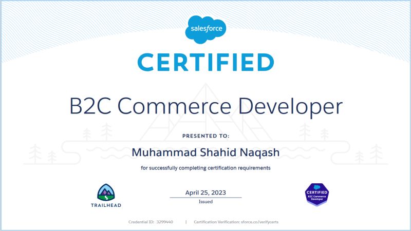 Muhammad Shahid Naqash on LinkedIn: #salesforcecommercecloud # ... Muhammad Shahid Naqash on LinkedIn: #salesforcecommercecloud # ...