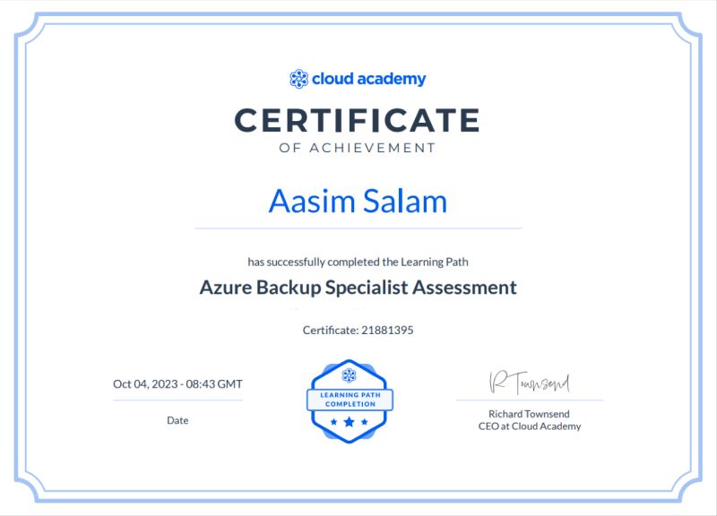 Aasim bhat on LinkedIn: I’m happy to share that I’ve obtained a new ... Aasim bhat on LinkedIn: I’m happy to share that I’ve obtained a new ...
