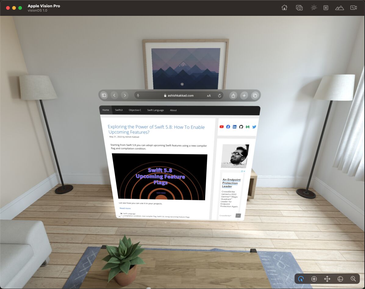 Ashish Kakkad on LinkedIn: #wwdc23 #iosdev #xcode #visionpro Ashish Kakkad on LinkedIn: #wwdc23 #iosdev #xcode #visionpro