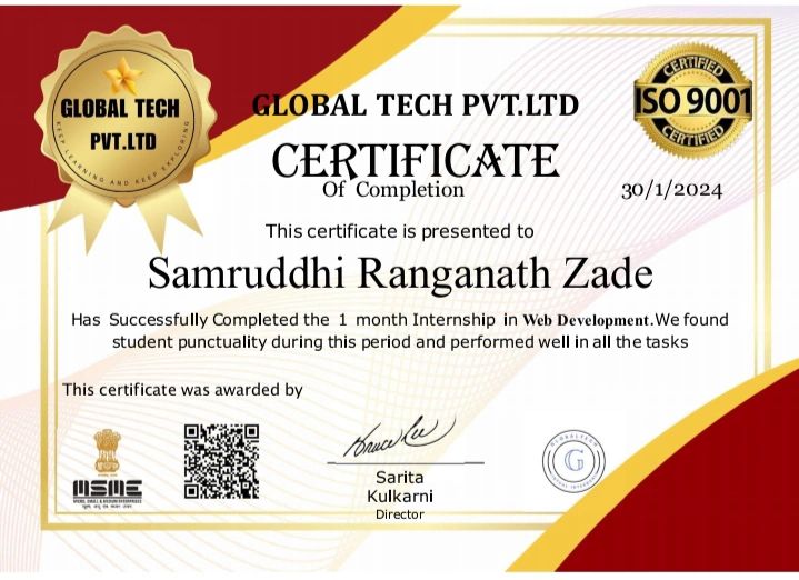 Samruddhi Zade on LinkedIn: #webdevelopment Samruddhi Zade on LinkedIn: #webdevelopment