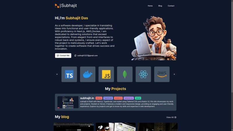 Subhajit Das on LinkedIn: #nextjs #typescript #tailwindcss # ... Subhajit Das on LinkedIn: #nextjs #typescript #tailwindcss # ...