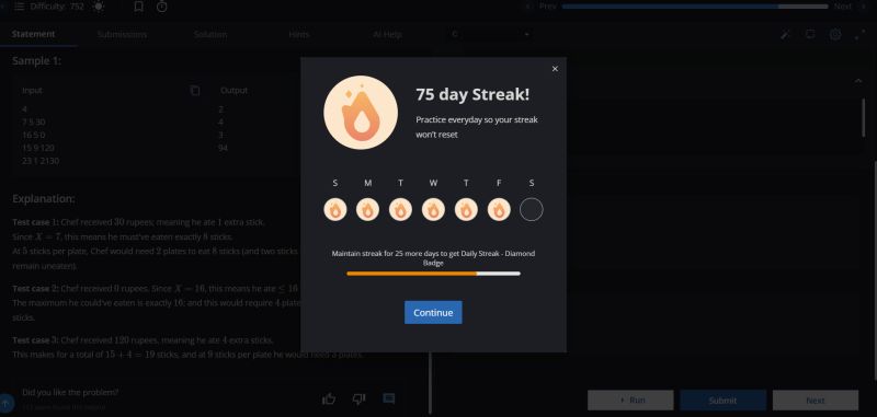Jeyasabari S on LinkedIn: #codechef #codingjourney #progress # ... Jeyasabari S on LinkedIn: #codechef #codingjourney #progress # ...
