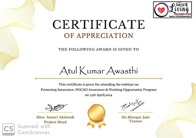 Atul Awasthi on LinkedIn: #certificate #appreciation #posco Atul Awasthi on LinkedIn: #certificate #appreciation #posco