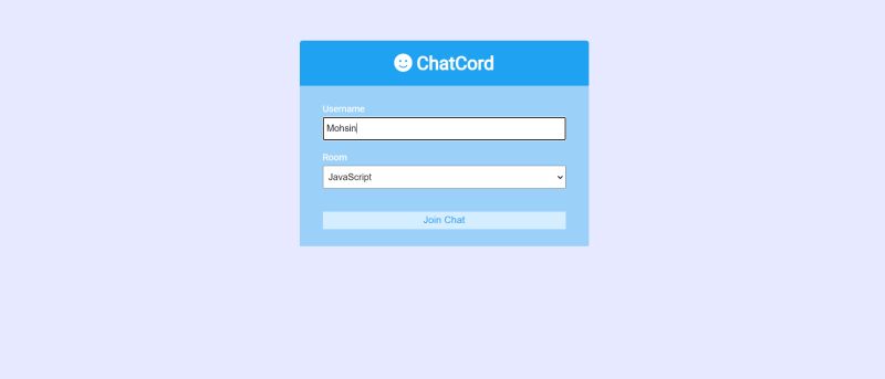 Muhammad Mohsin on LinkedIn: #nodejs #chatcord Muhammad Mohsin on LinkedIn: #nodejs #chatcord