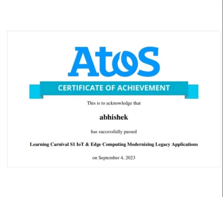Abhishek Ranjan on LinkedIn: #iot #iotworld #atos #eviden Abhishek Ranjan on LinkedIn: #iot #iotworld #atos #eviden