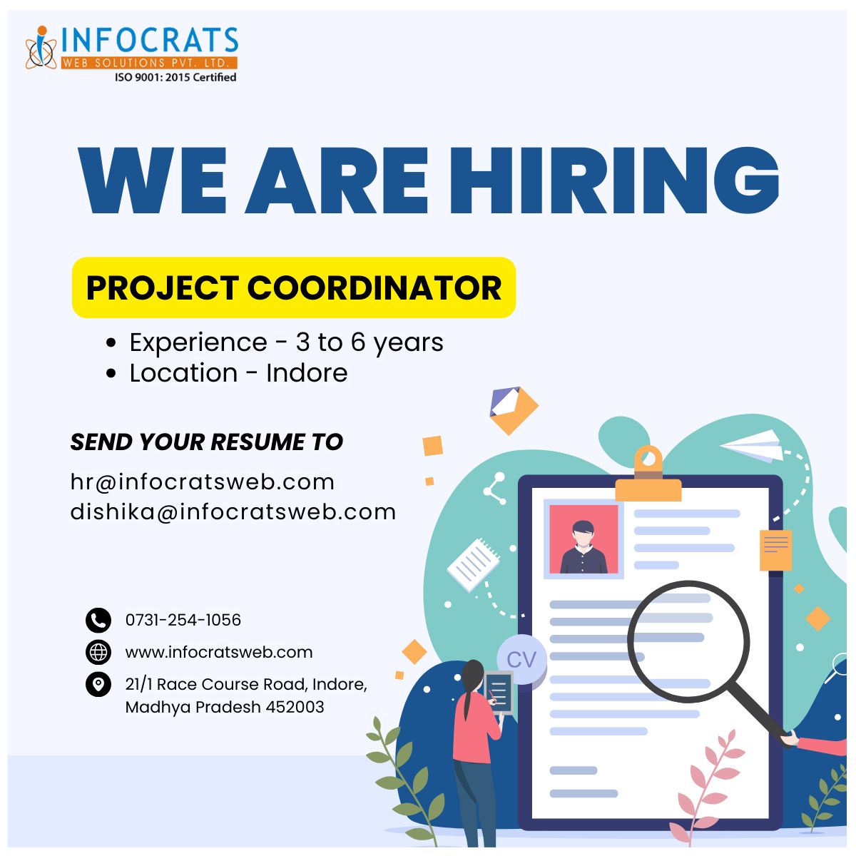 DISHIKA JAIN on LinkedIn: #hiringnow #projectcoordinator #itjobs # ... DISHIKA JAIN on LinkedIn: #hiringnow #projectcoordinator #itjobs # ...
