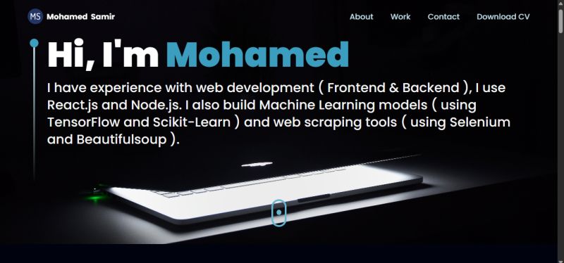 Mohamed Samir on LinkedIn: #react #javascript #tailwindcss #threejs Mohamed Samir on LinkedIn: #react #javascript #tailwindcss #threejs