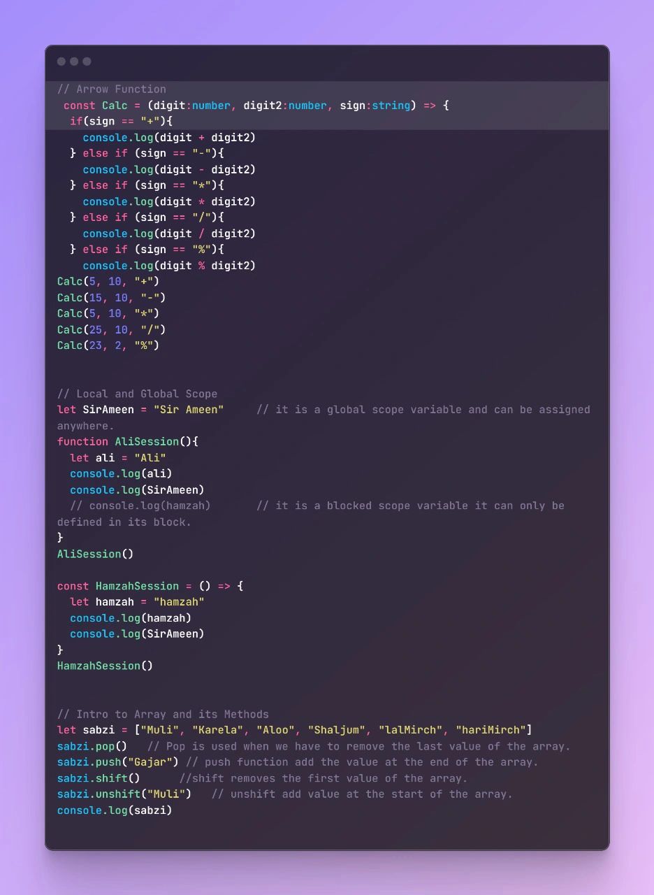 Learn TypeScript with Sir Ali Jawwad | Hussain Ali Asghar posted on the ... Learn TypeScript with Sir Ali Jawwad | Hussain Ali Asghar posted on the ...