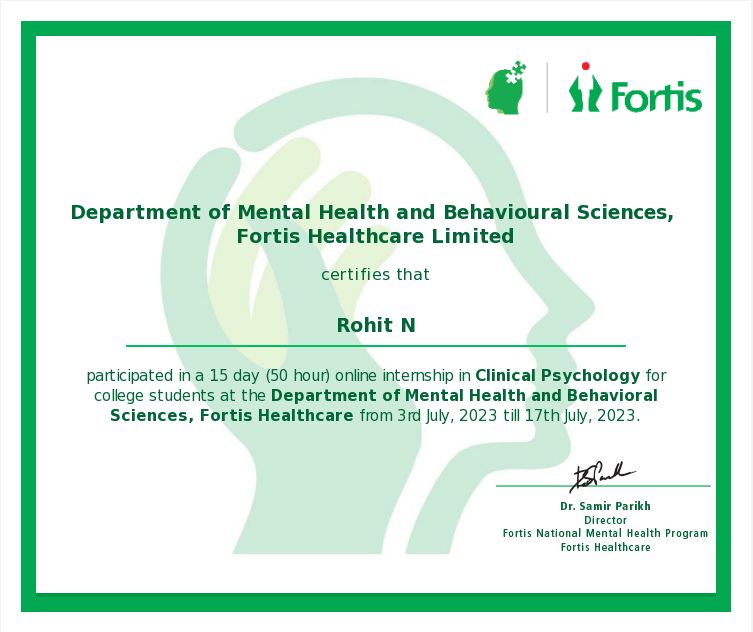 Rohit Nannat on LinkedIn: #psychology #mentalhealth #internship # ... Rohit Nannat on LinkedIn: #psychology #mentalhealth #internship # ...