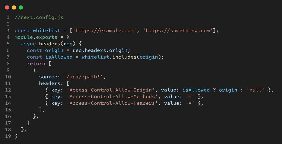 Yasin Zahiri on LinkedIn: #nextjs #cors #webdevelopment #api #javascript Yasin Zahiri on LinkedIn: #nextjs #cors #webdevelopment #api #javascript