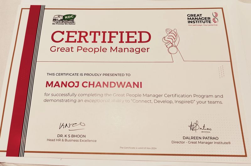 Manoj Chandwani on LinkedIn: Thank you RDC CONCRETE India Pvt Ltd. Manoj Chandwani on LinkedIn: Thank you RDC CONCRETE India Pvt Ltd.