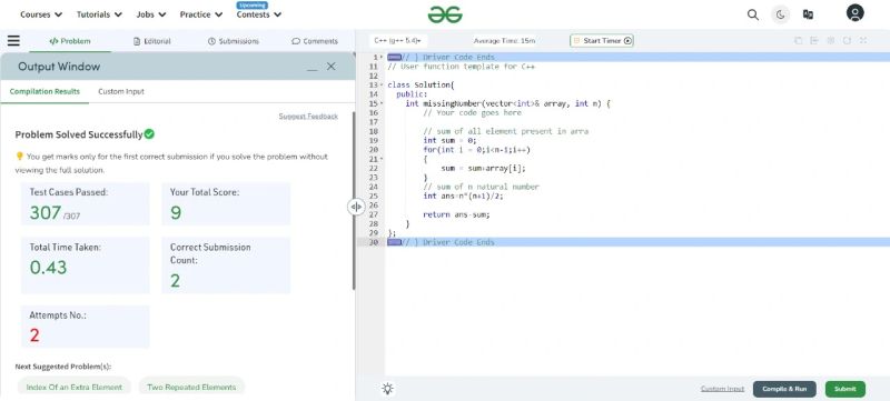 Happy Kumar on LinkedIn: #gfg #coding #dsa Happy Kumar on LinkedIn: #gfg #coding #dsa