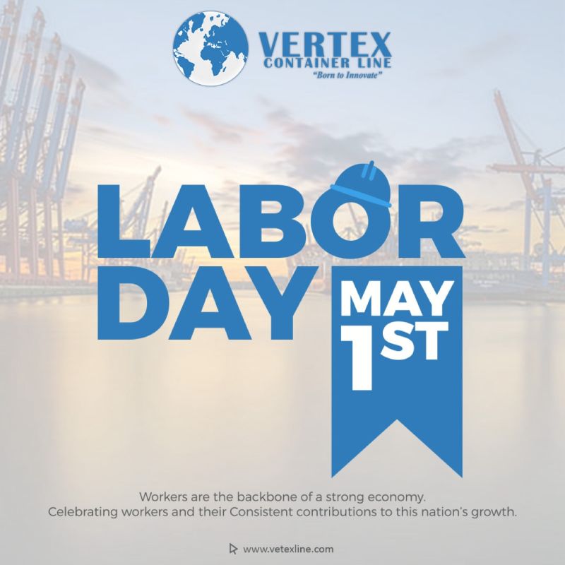 Vertex Container Line on LinkedIn: #labourday2024 #shippingline Vertex Container Line on LinkedIn: #labourday2024 #shippingline