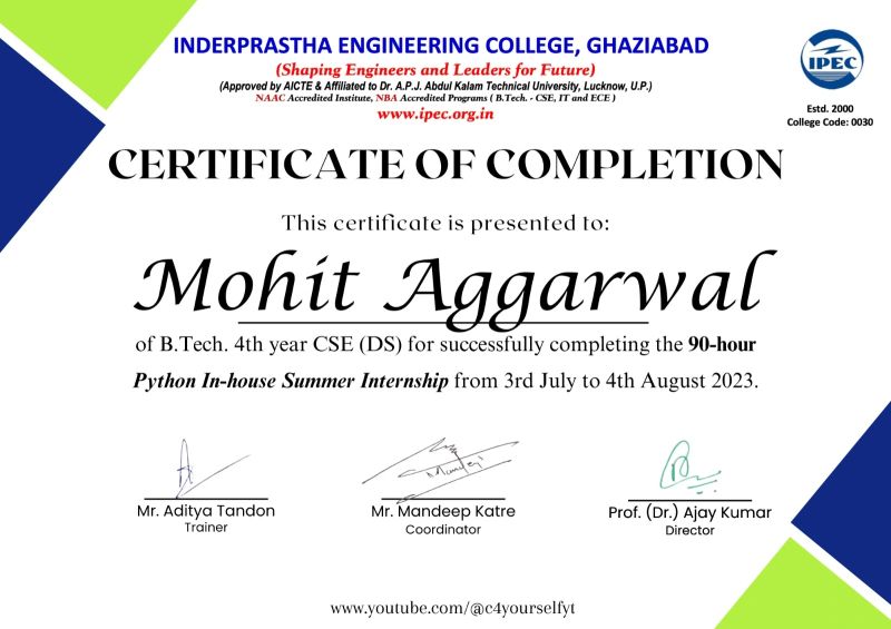 Mohit Aggarwal on LinkedIn: #python #learning #internshipopportunity # ... Mohit Aggarwal on LinkedIn: #python #learning #internshipopportunity # ...