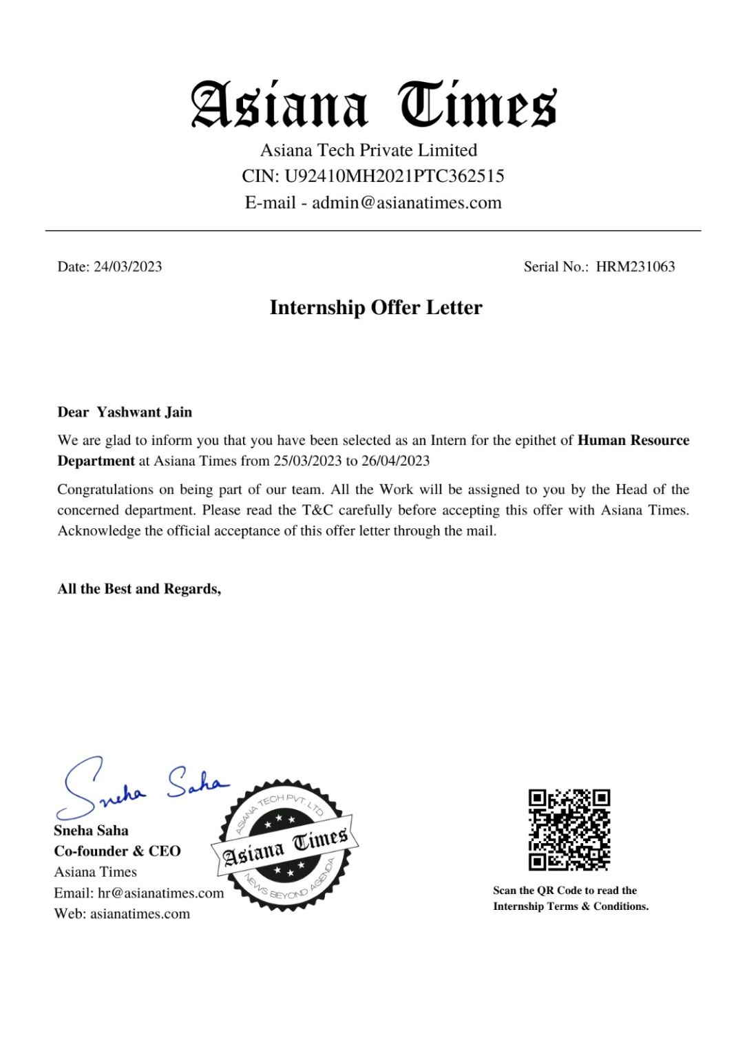 Yashwant Jain on LinkedIn: #internshipcompleted #professionalgrowth # ... Yashwant Jain on LinkedIn: #internshipcompleted #professionalgrowth # ...