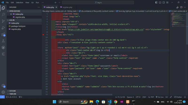Emad Abdel Halim Ahmed on LinkedIn: صفحهةlog in html CSS bootstrap php Emad Abdel Halim Ahmed on LinkedIn: صفحهةlog in html CSS bootstrap php