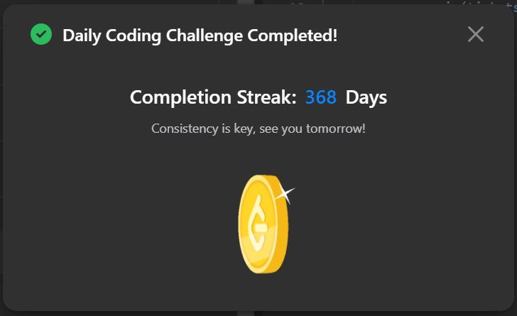 Harsh Agnihotri on LinkedIn: #leetcode #codingjourney #oneyearstreak # ... Harsh Agnihotri on LinkedIn: #leetcode #codingjourney #oneyearstreak # ...