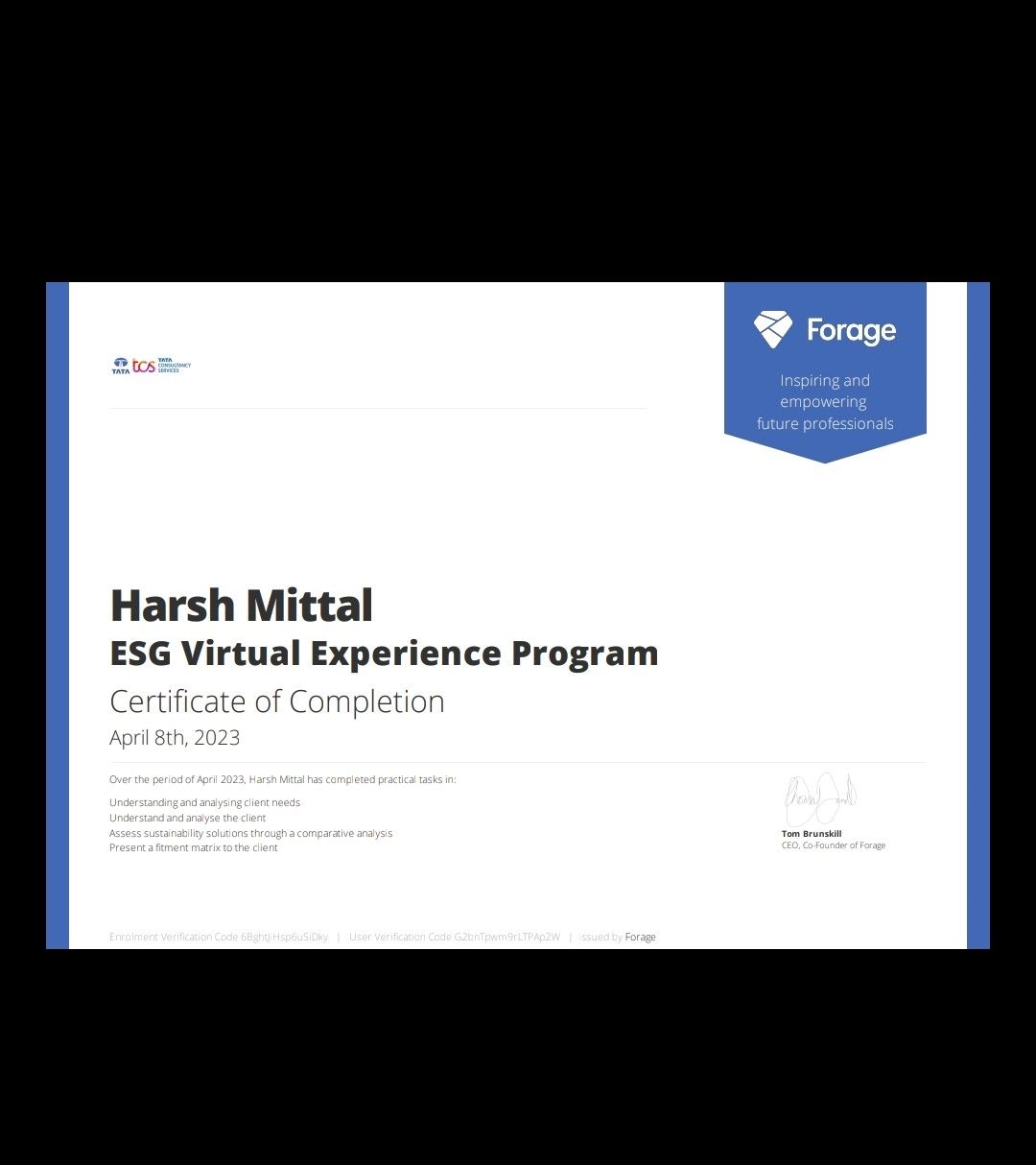 Harsh Mittal on LinkedIn: #tcs #internship Harsh Mittal on LinkedIn: #tcs #internship