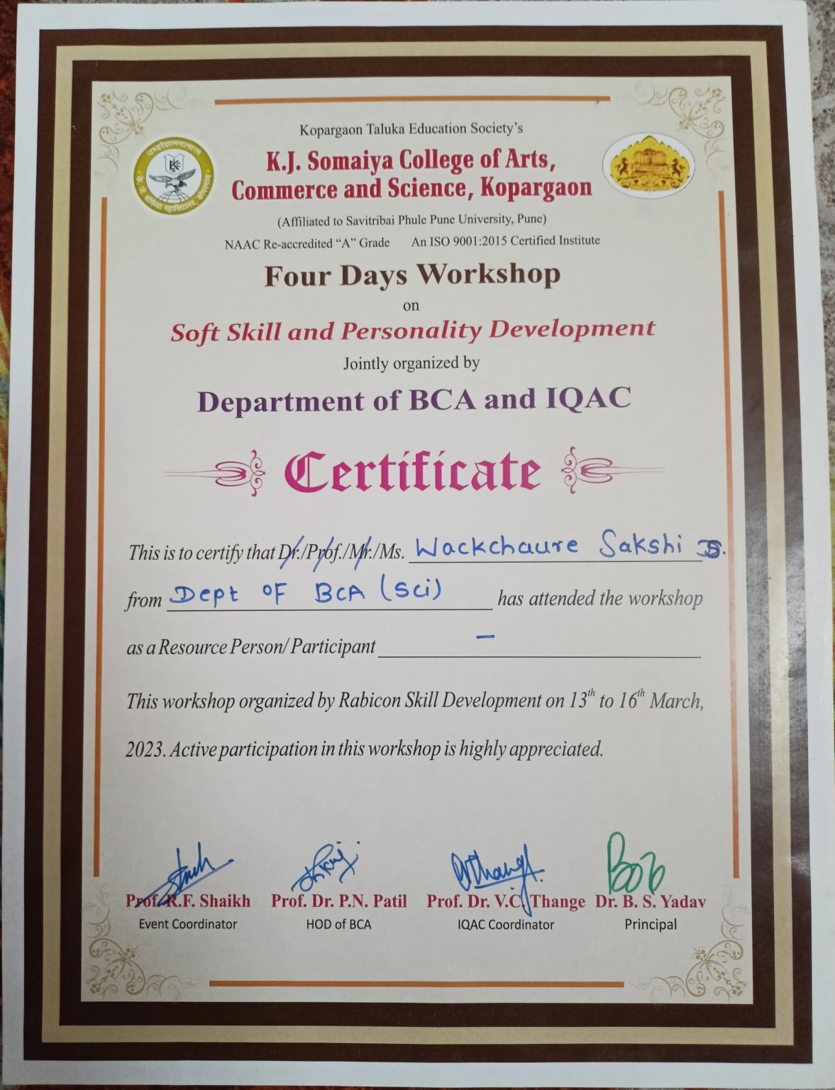 Sakshi Wakchaure on LinkedIn: #continuouslearning #softskills # ... Sakshi Wakchaure on LinkedIn: #continuouslearning #softskills # ...