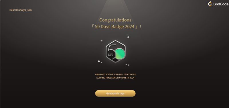 Kanhaiya Soni on LinkedIn: #codingjourney #leetcode #consistency # ... Kanhaiya Soni on LinkedIn: #codingjourney #leetcode #consistency # ...