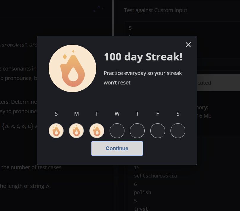 Vikash Prajapati on LinkedIn: #codechef #codingstreak #100daysofcode # ... Vikash Prajapati on LinkedIn: #codechef #codingstreak #100daysofcode # ...