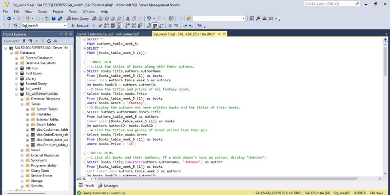Blessing Omosebi on LinkedIn: #sql #dataanalysis #database #joinqueries Blessing Omosebi on LinkedIn: #sql #dataanalysis #database #joinqueries