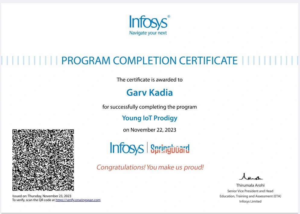 Garv Kadia on LinkedIn: #iotdevelopment #internetofthings Garv Kadia on LinkedIn: #iotdevelopment #internetofthings