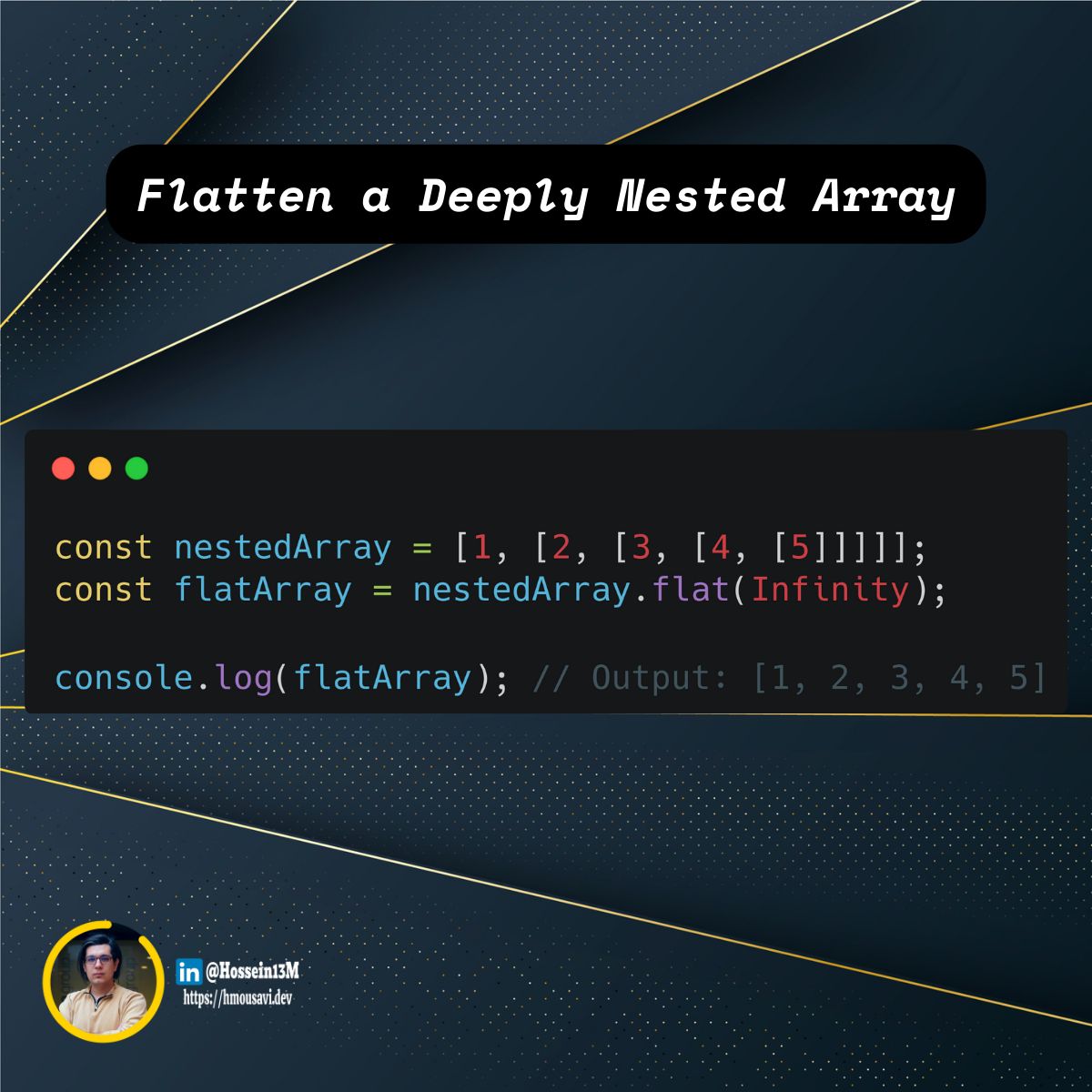 Hossein Mousavi on LinkedIn: 🌀 Efficiently Flatten a Deeply Nested ... Hossein Mousavi on LinkedIn: 🌀 Efficiently Flatten a Deeply Nested ...
