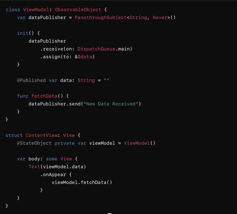 Elisa Kalil on LinkedIn: #swiftui #combine #reactiveprogramming # ... Elisa Kalil on LinkedIn: #swiftui #combine #reactiveprogramming # ...